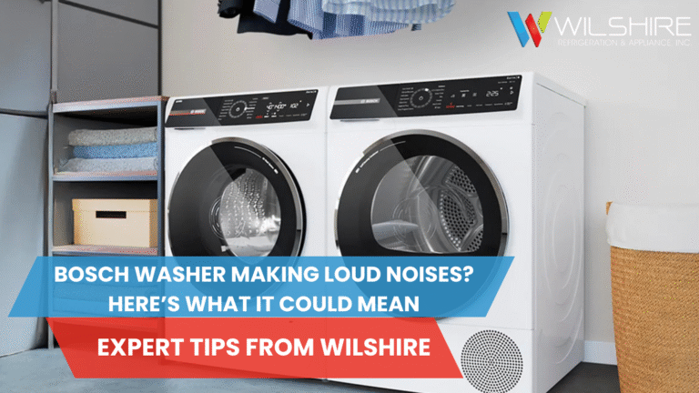 Bosch Washer Making Loud Noises? Fix It Today